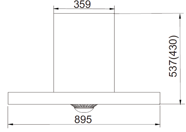 ROBAM | Canopy Rangehood | CXW-200-A851 | 900mm (w)